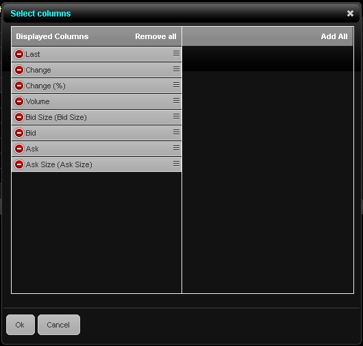 Change the Order of Columns